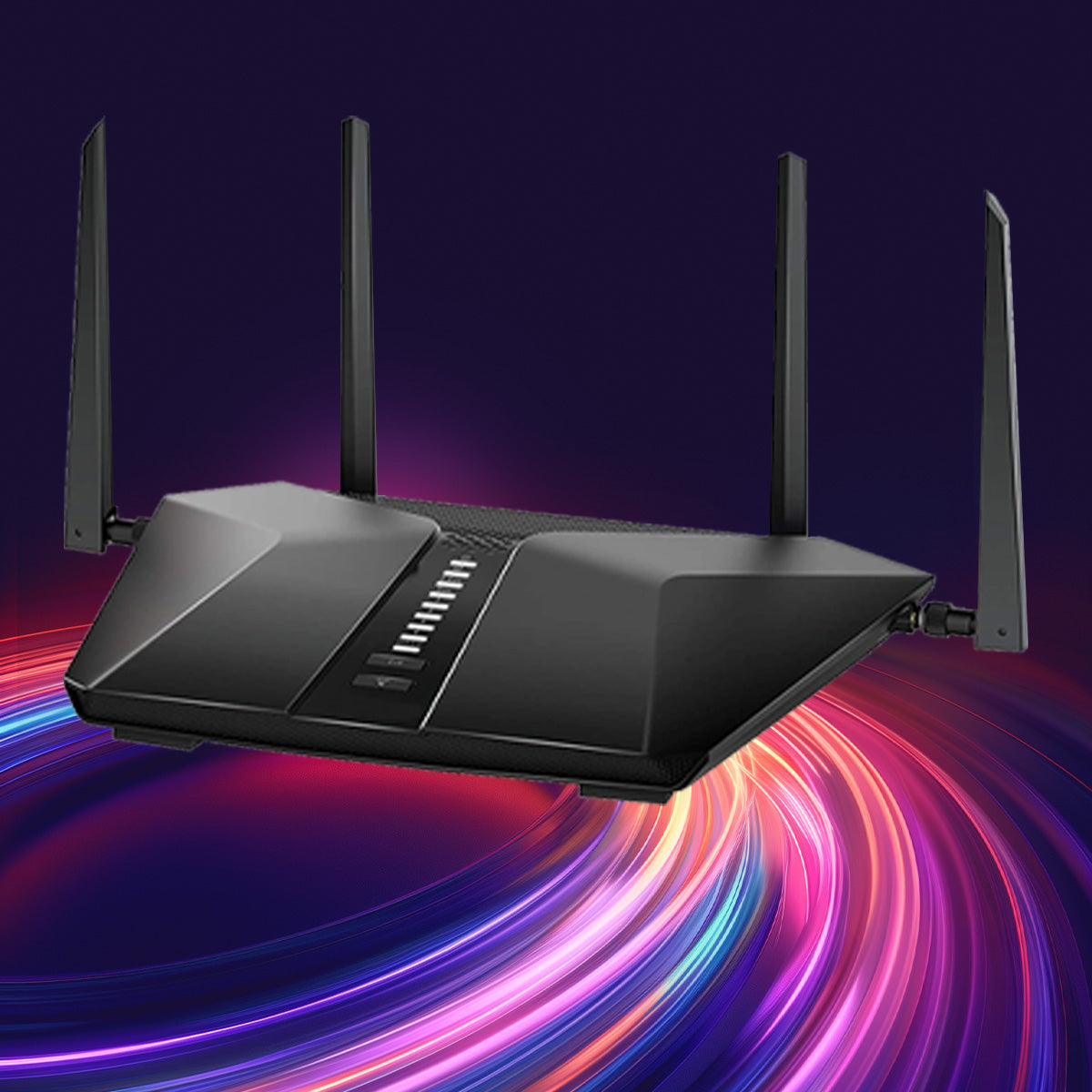 NETGEAR Nighthawk RAX54S WiFi 6 Router - AX5400, 5.4 Gbps, 2,500 sq. f